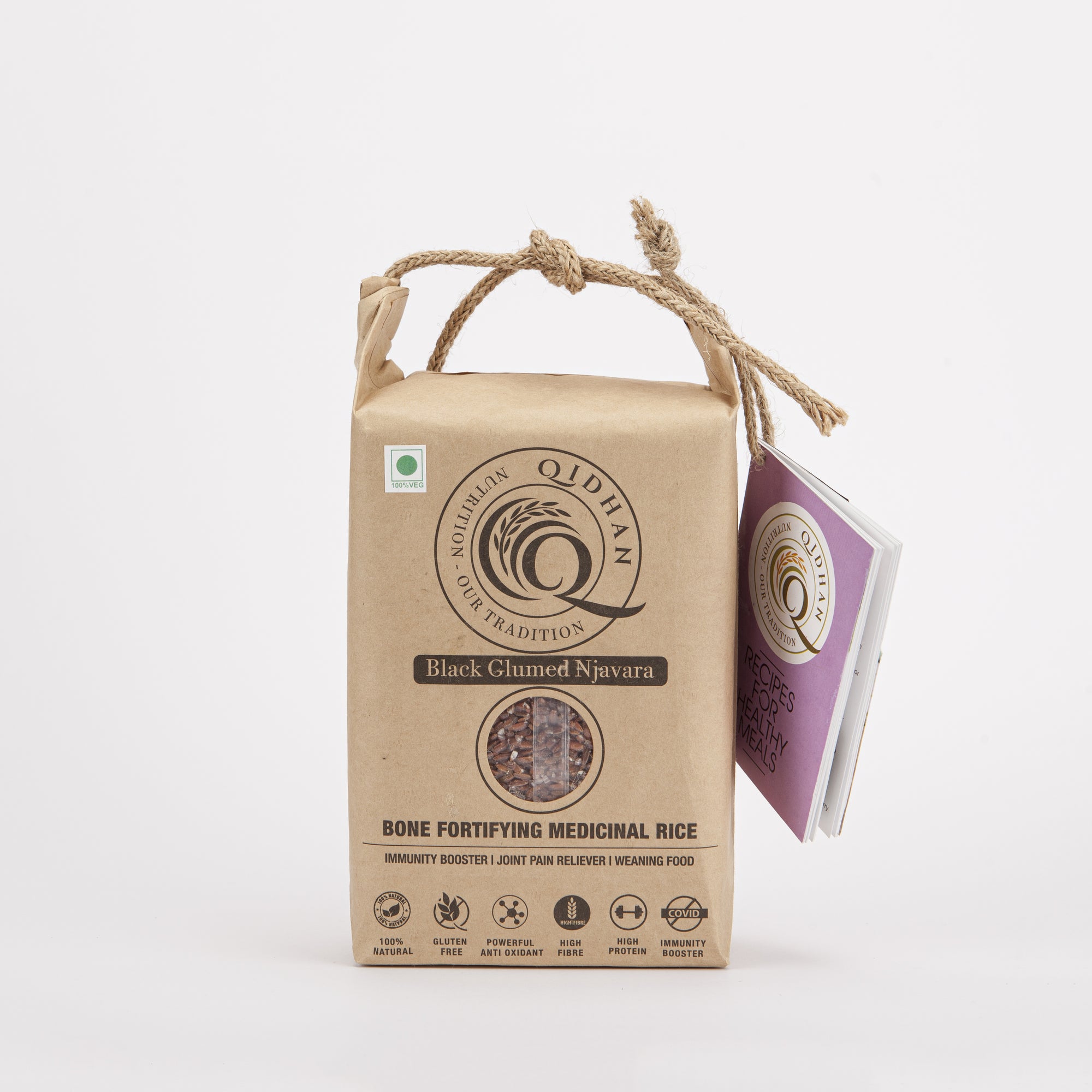 Black Glumed Navara Red Rice | Medicinal rice varieties in India